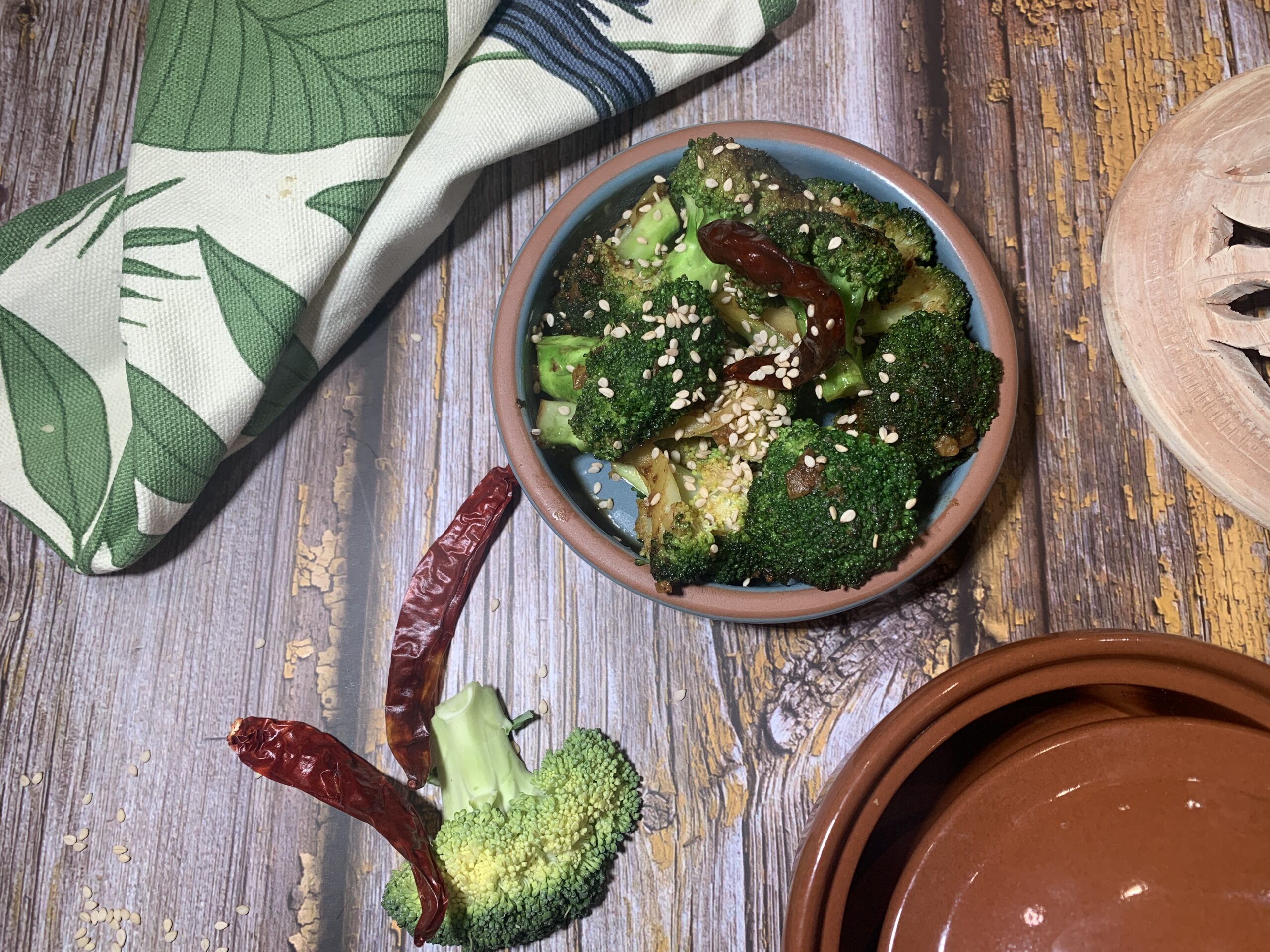 Burnt Garlic Broccoli Salad - Foodie Trail