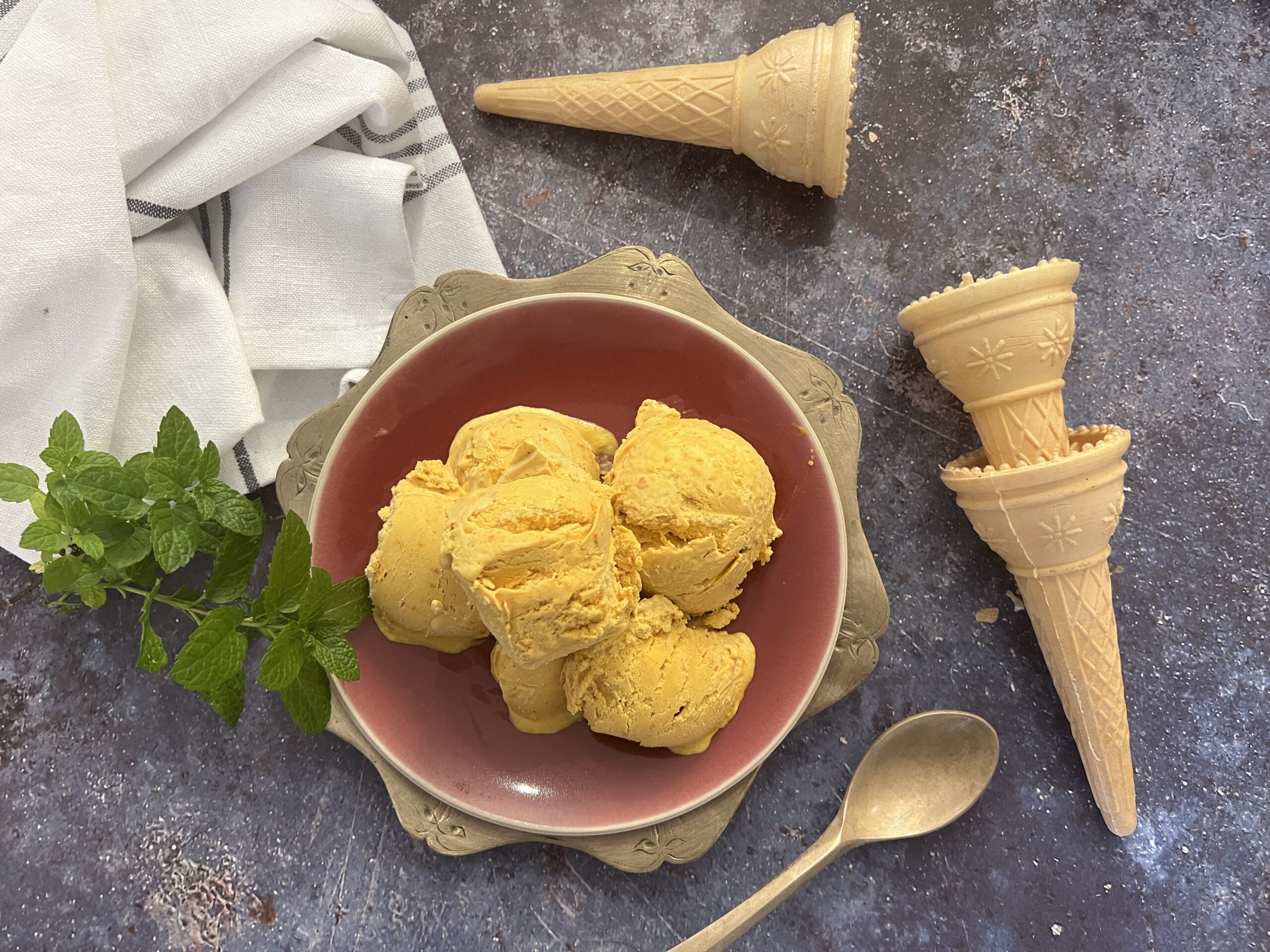 Caramelized Carrot Ice Cream - Foodie Trail