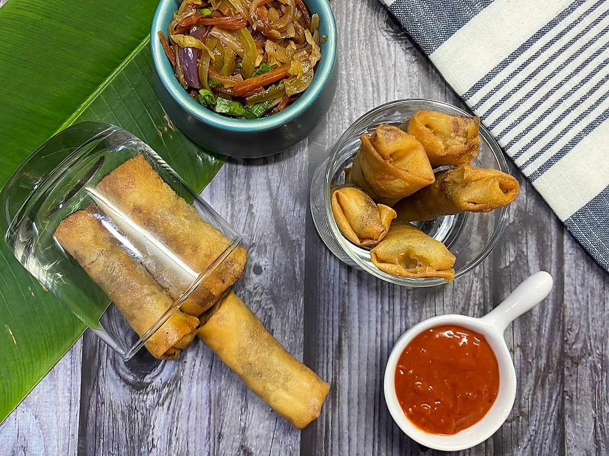 Homemade Vegetable Spring Roll - Foodie Trail